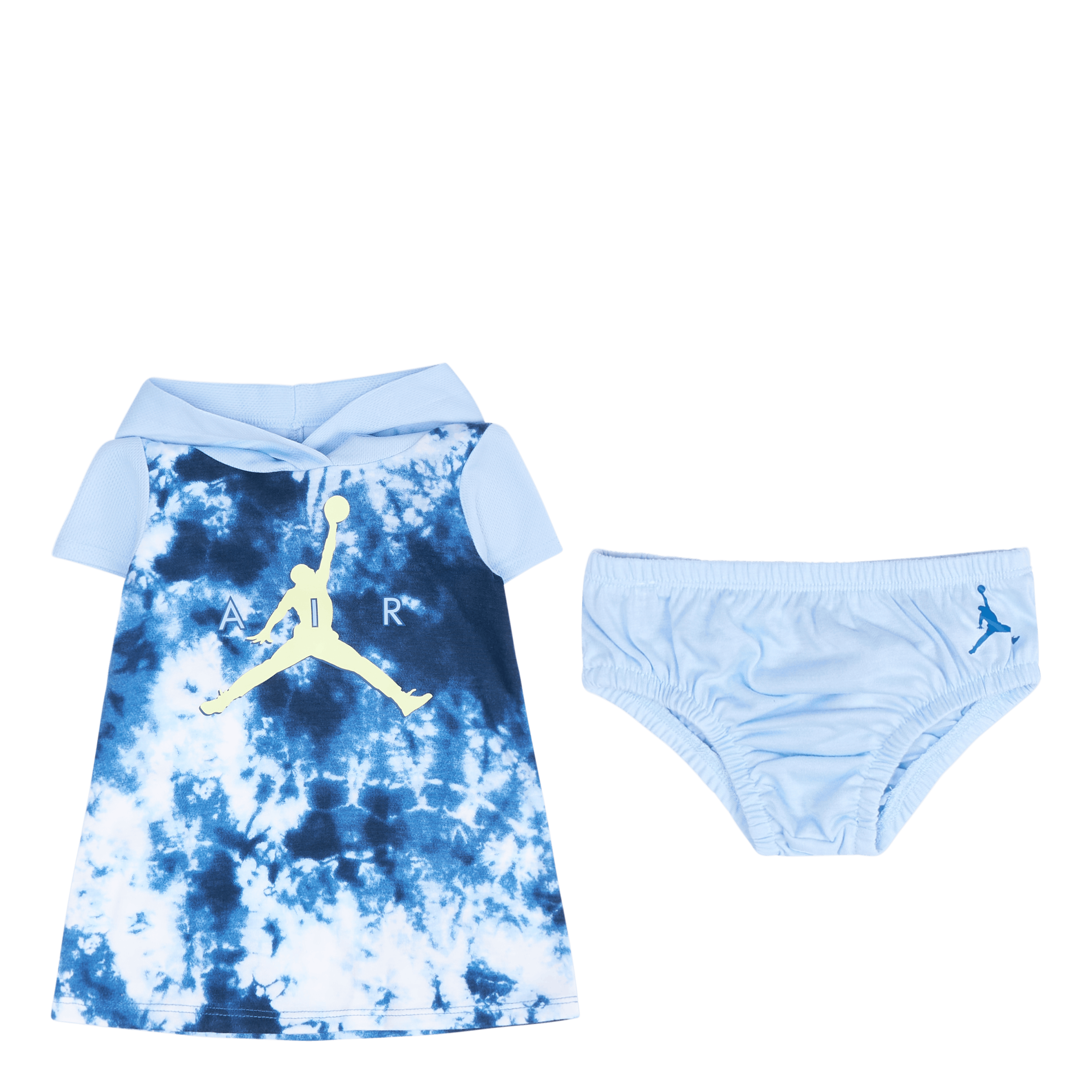 Jordan Cloud Dye Hooded Mesh Dress – Thesolestory.com