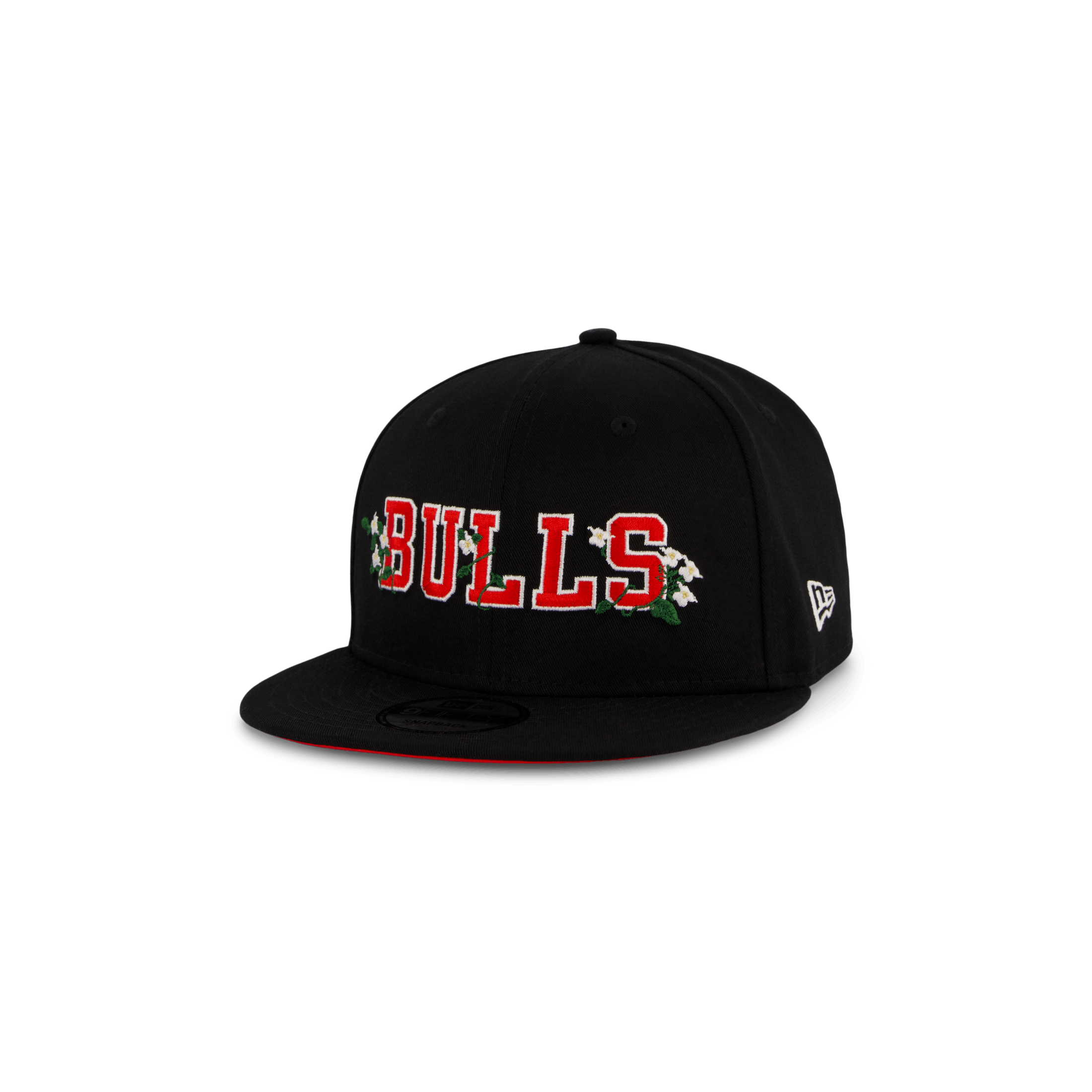 New Era Bulls Flower Wordmark 9fifty – Thesolestory.com