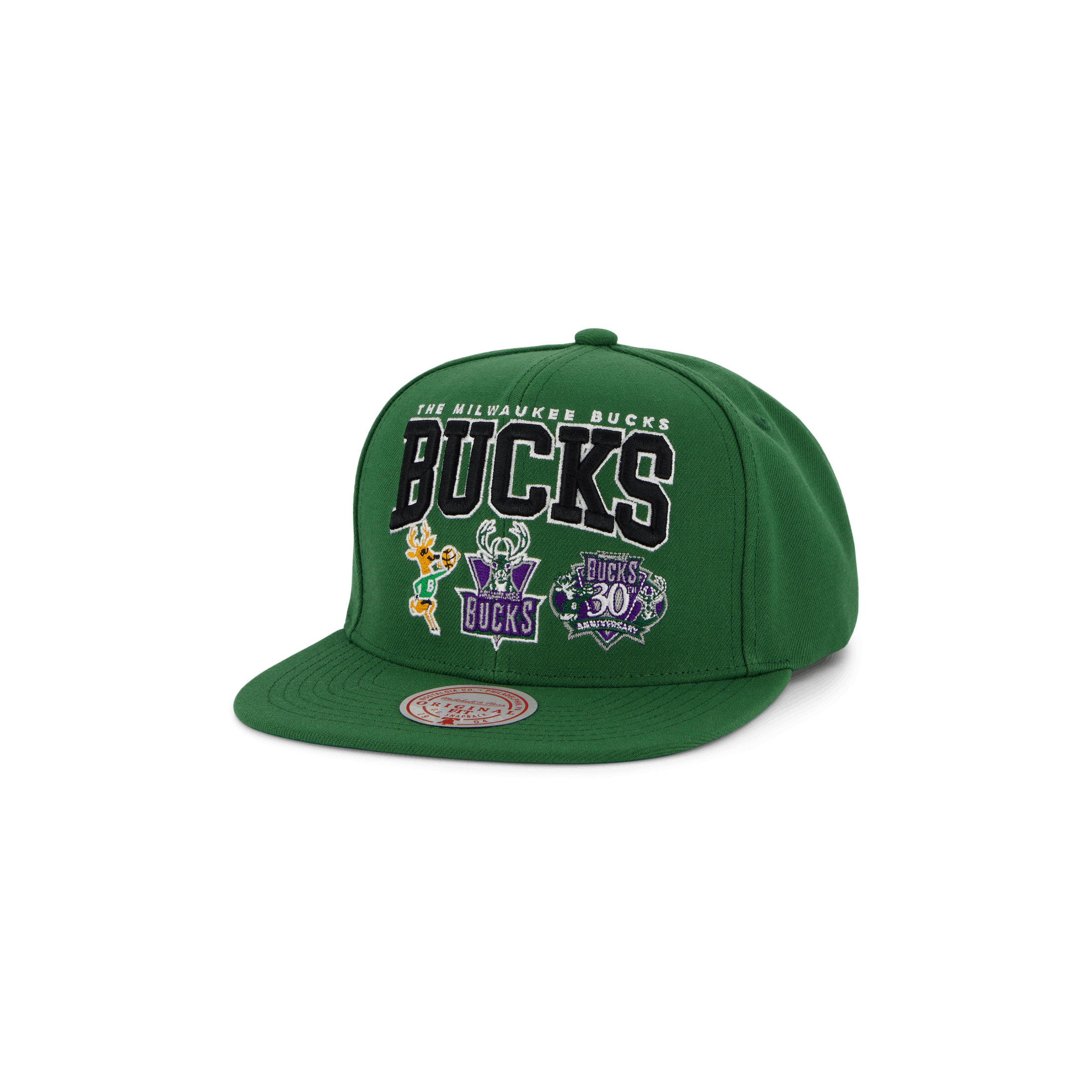 Mitchell & Ness Bucks Champ Stack Snapback – Thesolestory.com
