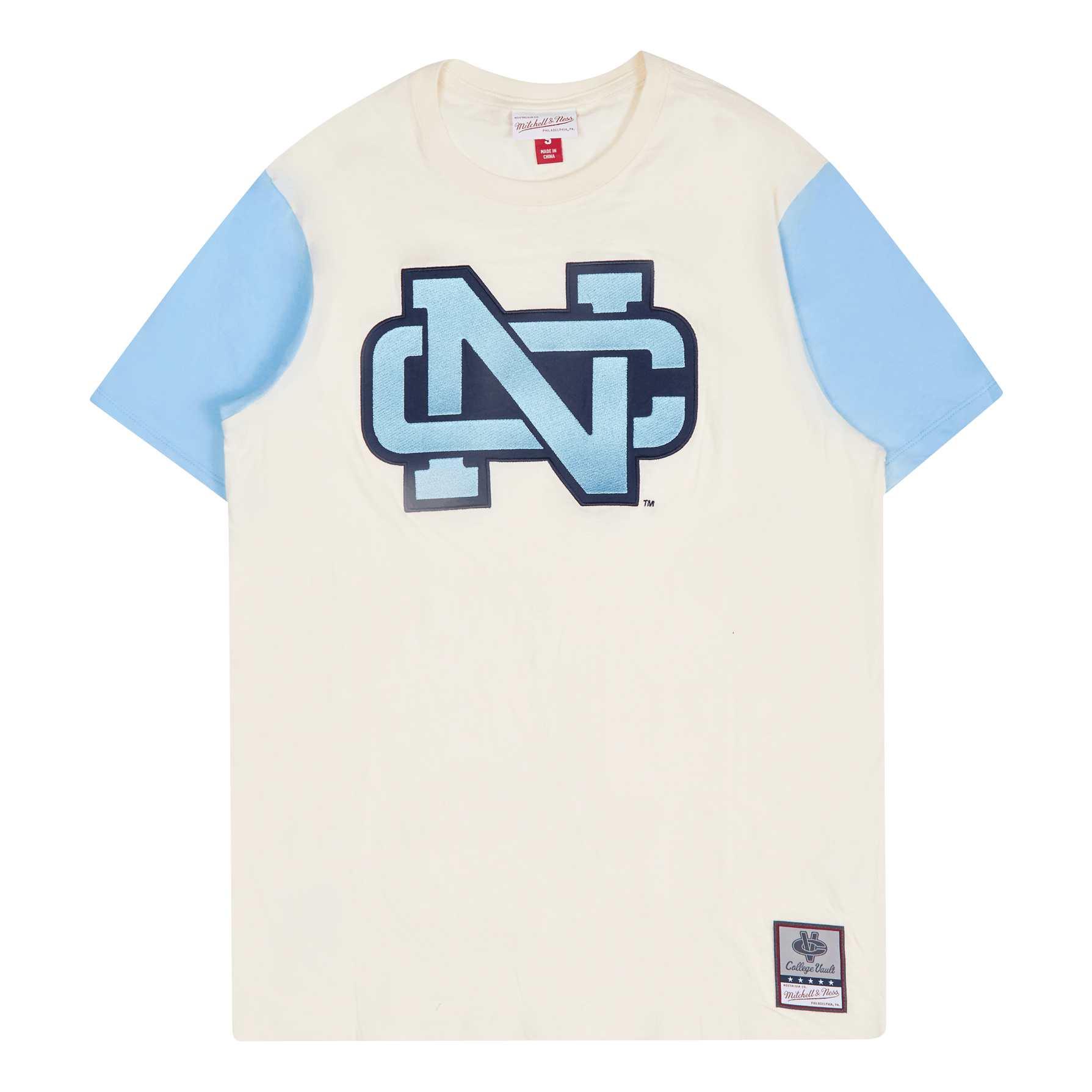 UNC Color Blocked Tee NCAA - Mitchell & Ness – Thesolestory.com