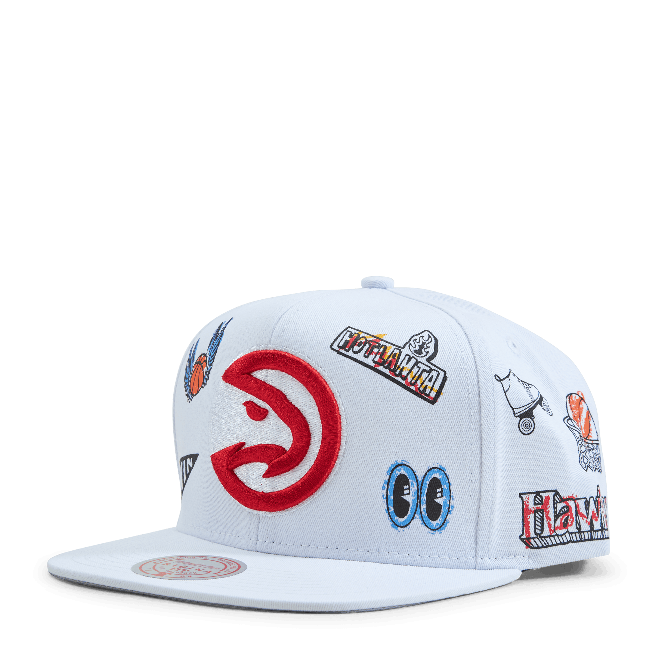 Hawks Hand Drawn Snapback - Mitchell & Ness – Solestory