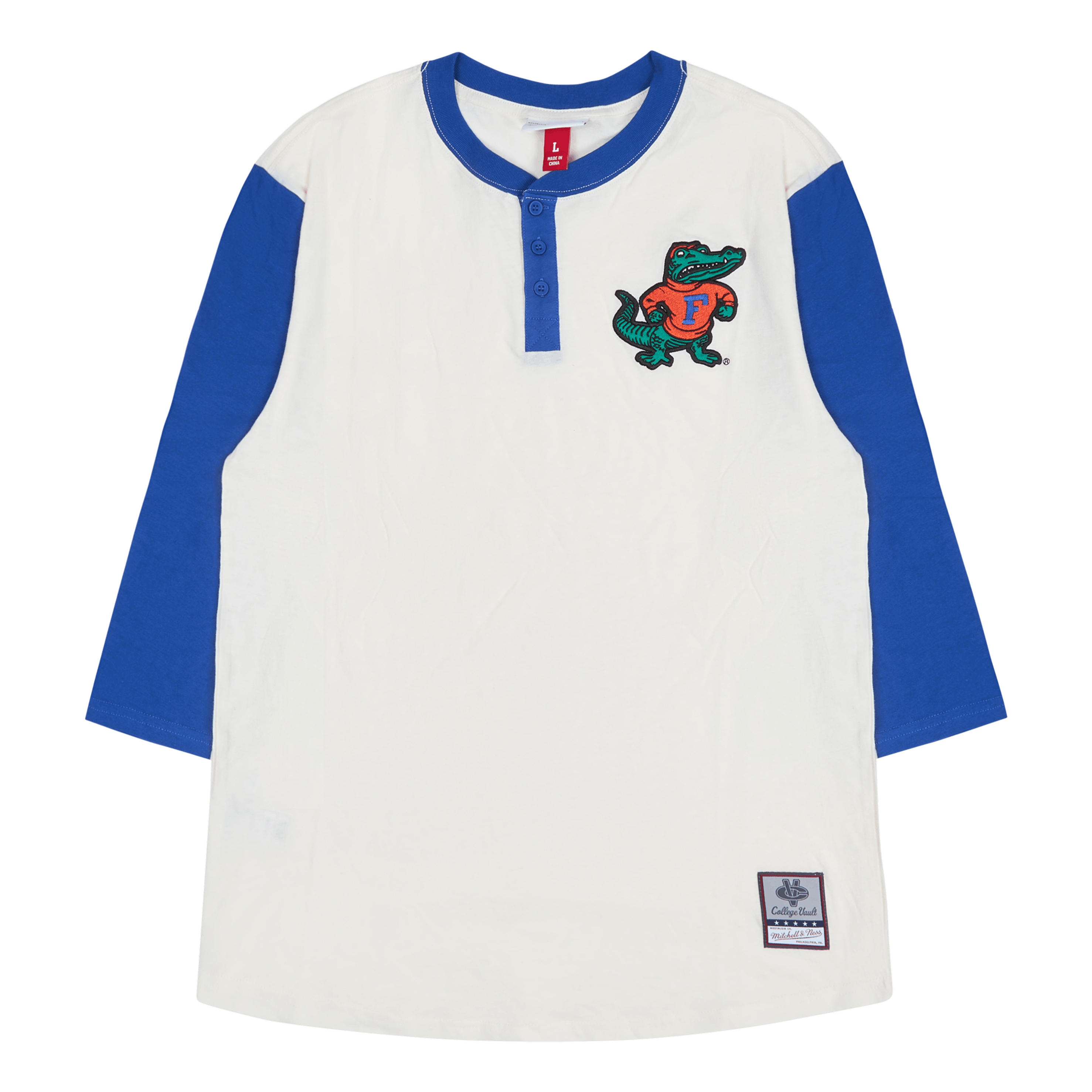 Gators Icon Henley Cream - Mitchell & Ness – Thesolestory.com
